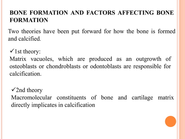 bone formation and resorption | PPTX