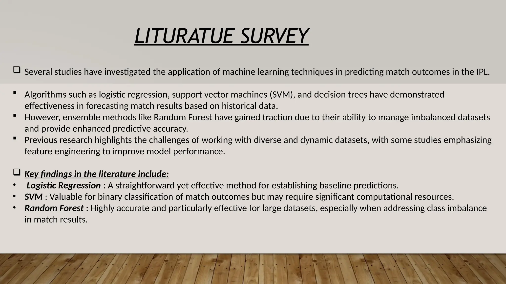 IPL Match winning prediction using machine learning | PPTX