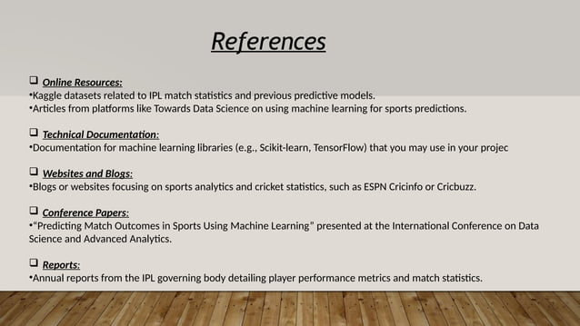 IPL Match winning prediction using machine learning | PPTX