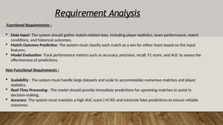 IPL Match winning prediction using machine learning | PPTX