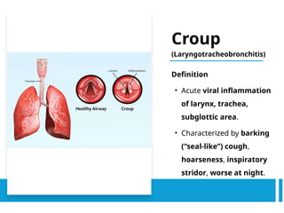 Nursing Management of Common Childhood Diseases – Unit V (Respiratory ...