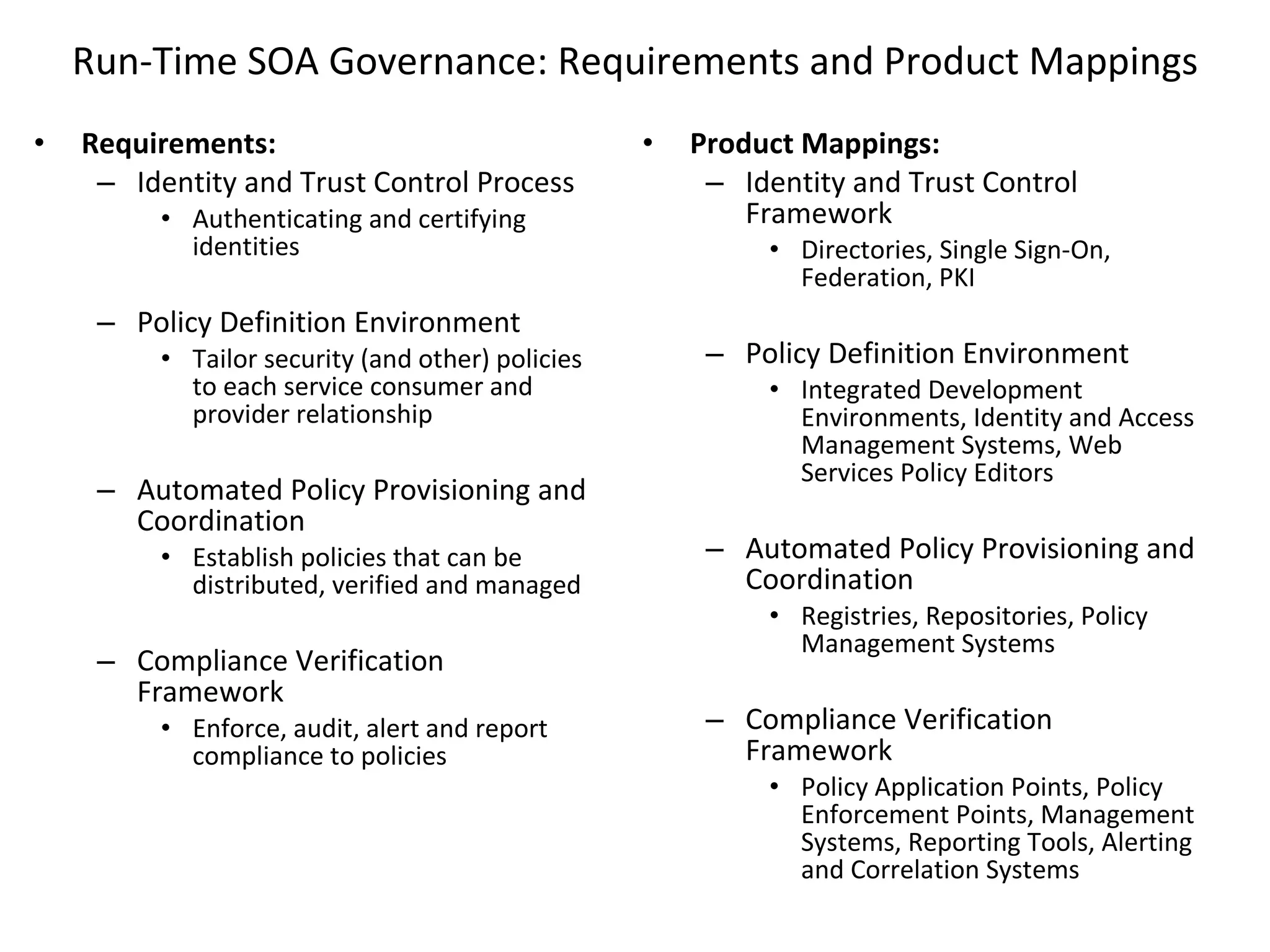 Layer 7: Automated SOA Policy Enforcement | PPT