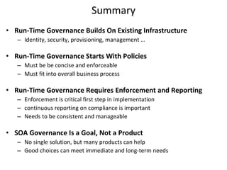 Layer 7: Automated SOA Policy Enforcement | PPT