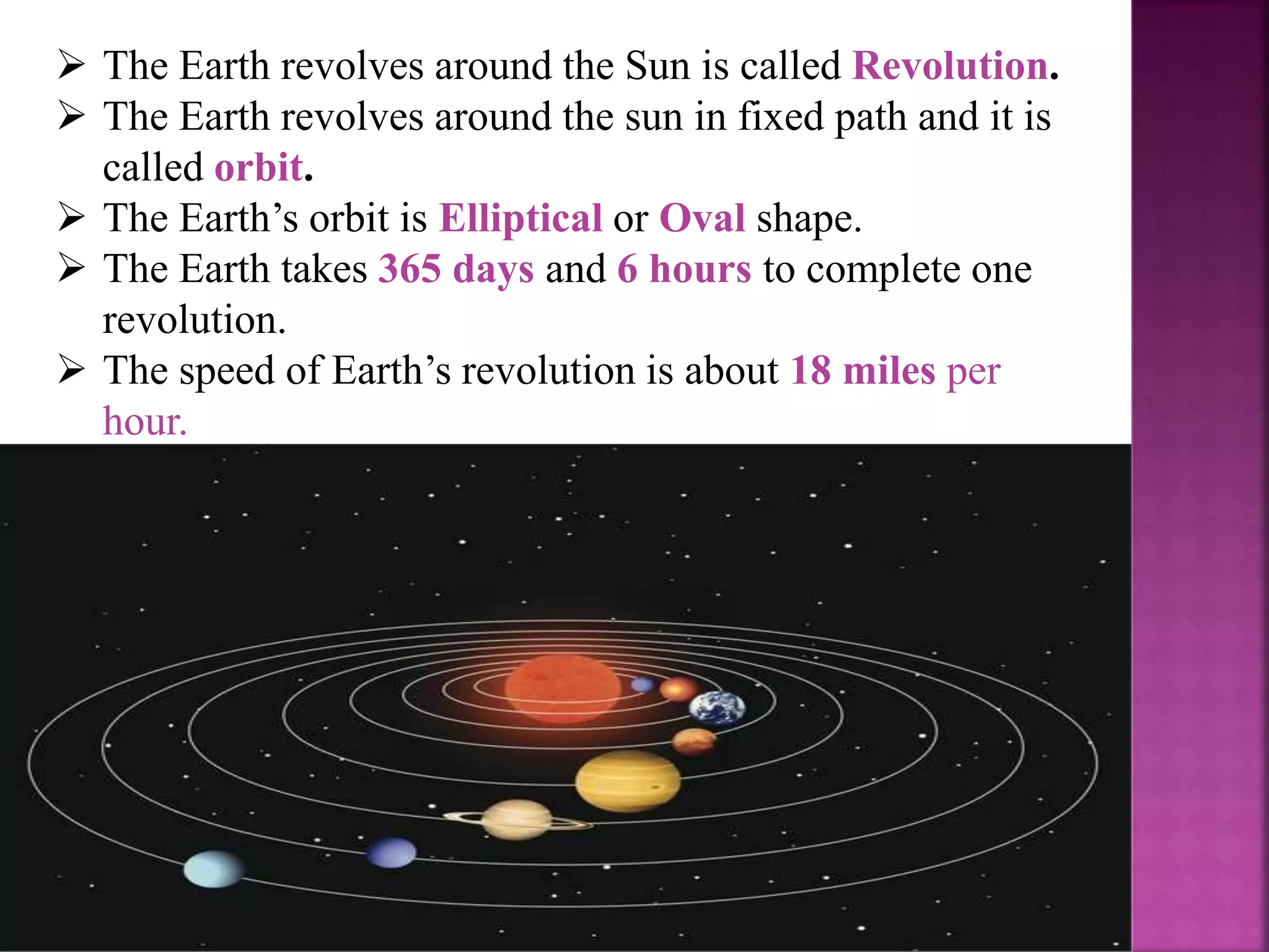 Movements of the earth. | PPTX