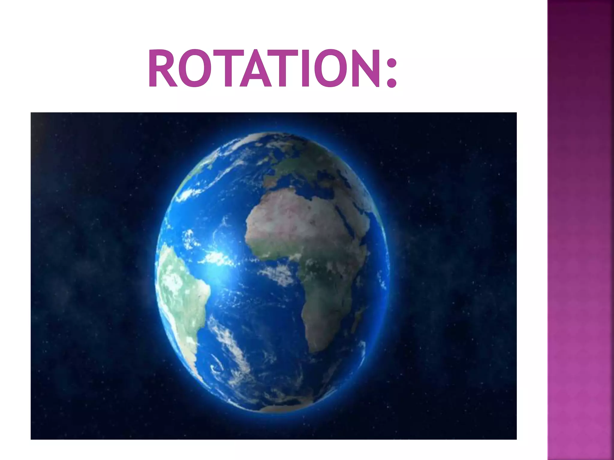 Movements of the earth. | PPTX