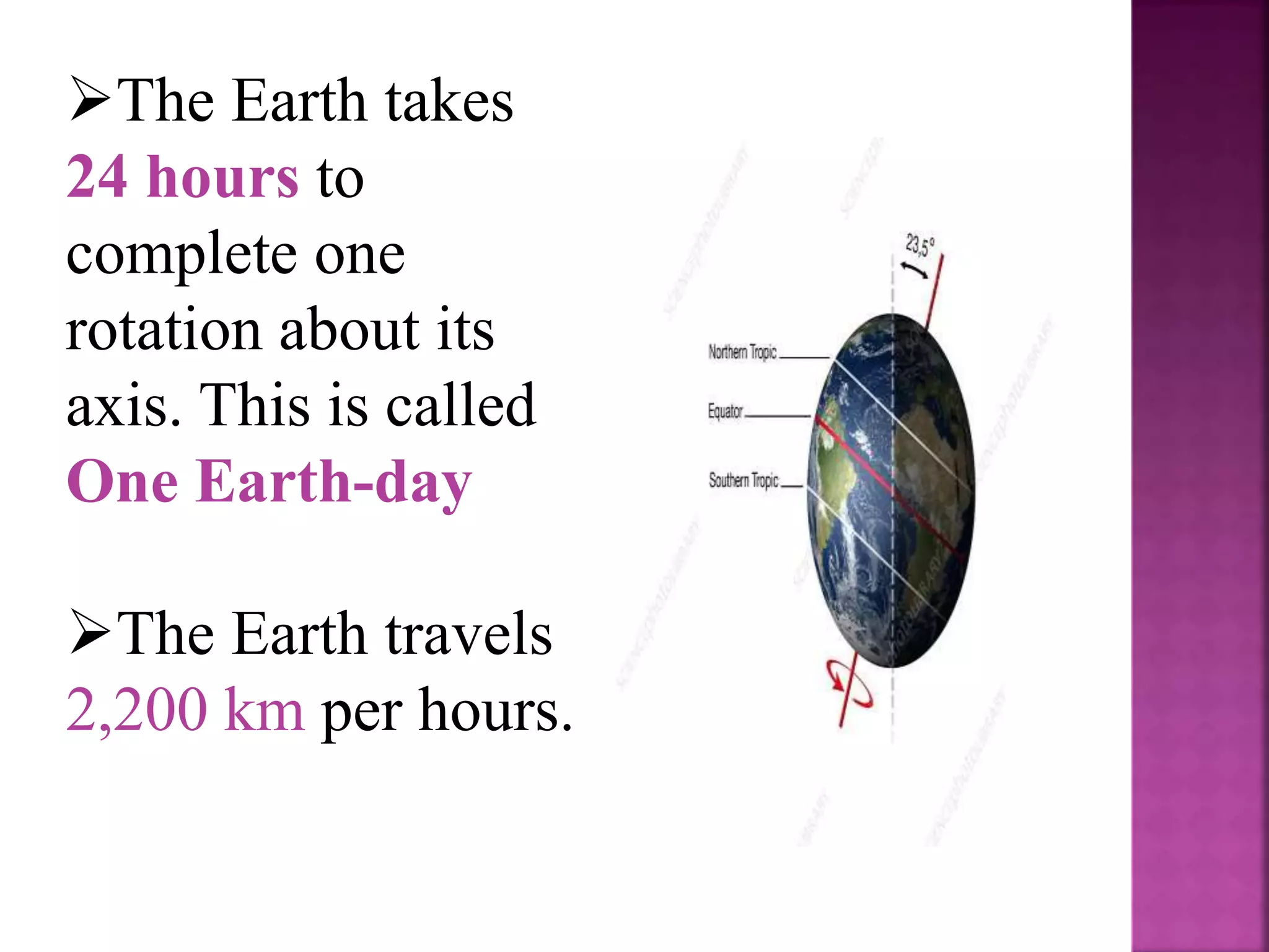 Movements of the earth. | PPTX