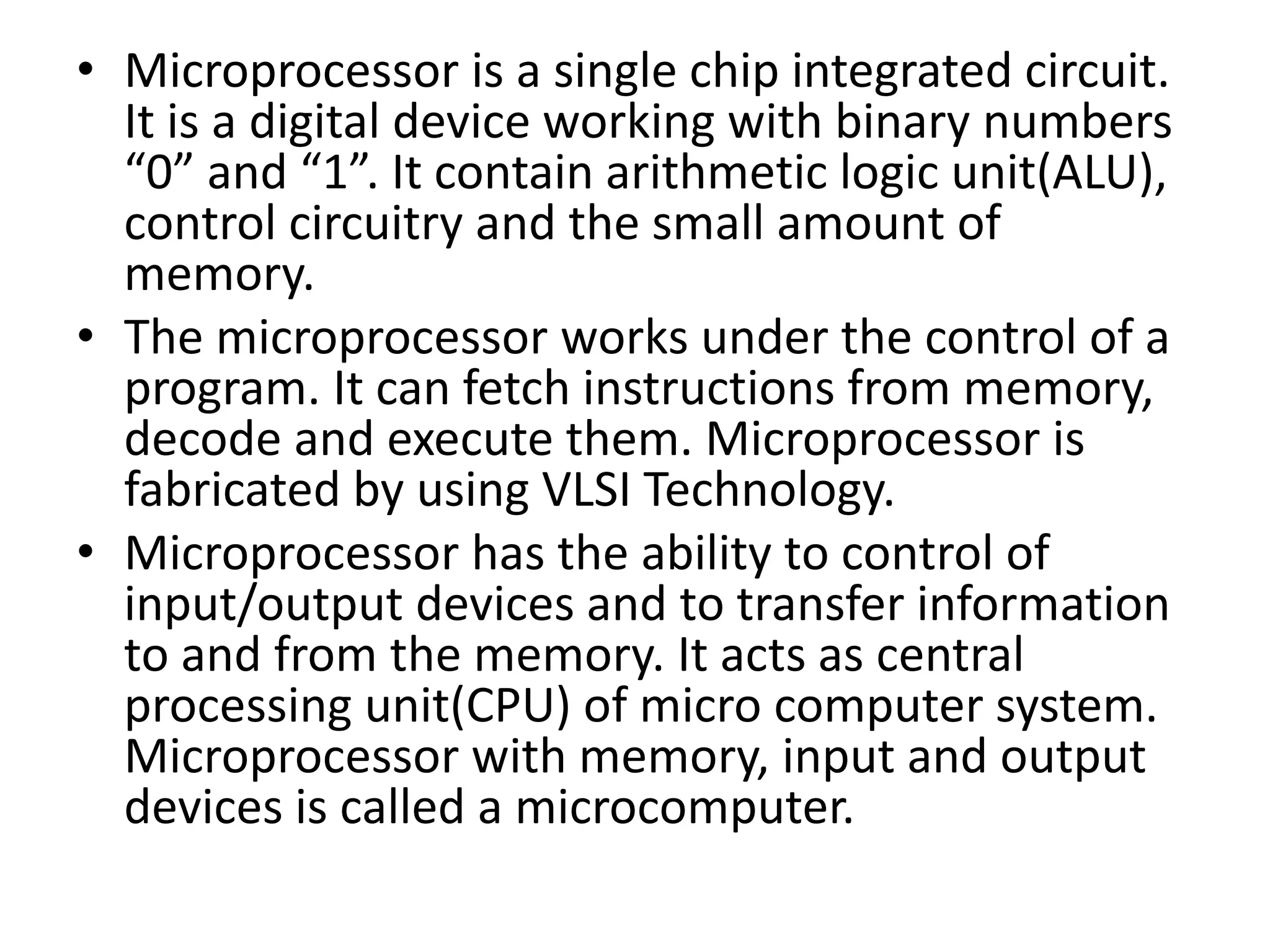 5th unit Microprocessor 8085 | PPT