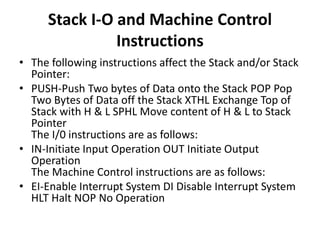 5th unit Microprocessor 8085 | PPT
