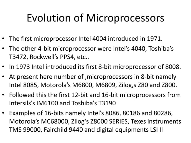5th unit Microprocessor 8085 | PPT