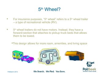 5th Wheel Insurance | PPT