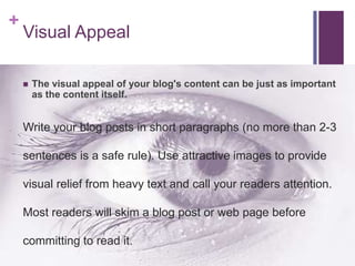 5 Tips to improve your blog entries. | PPT