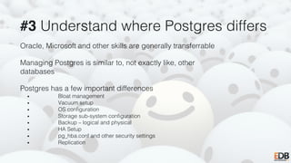 5 Tips to Simplify the Management of Your Postgres Database | PPT
