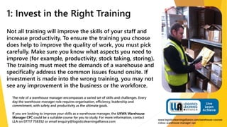 5 tips for becoming a better warehouse manager | PPTX