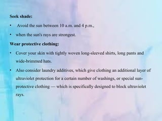 Tips for healthy skin | PPT