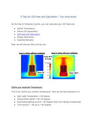 5 tips for_led_heat_sink_calculation | PDF