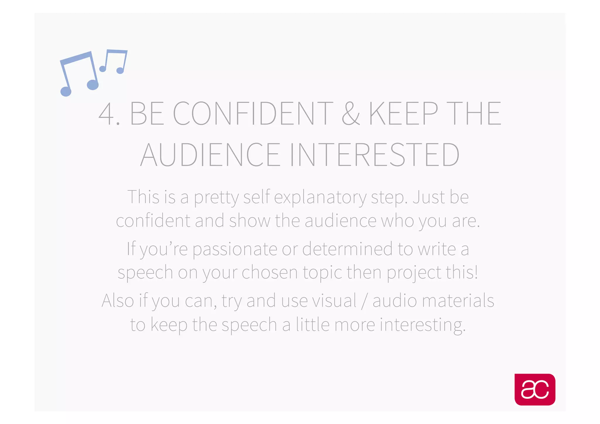 5 Tips For Speaking From a Podium | PDF