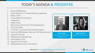 5 tips for a Successful EDI Implementation | PDF