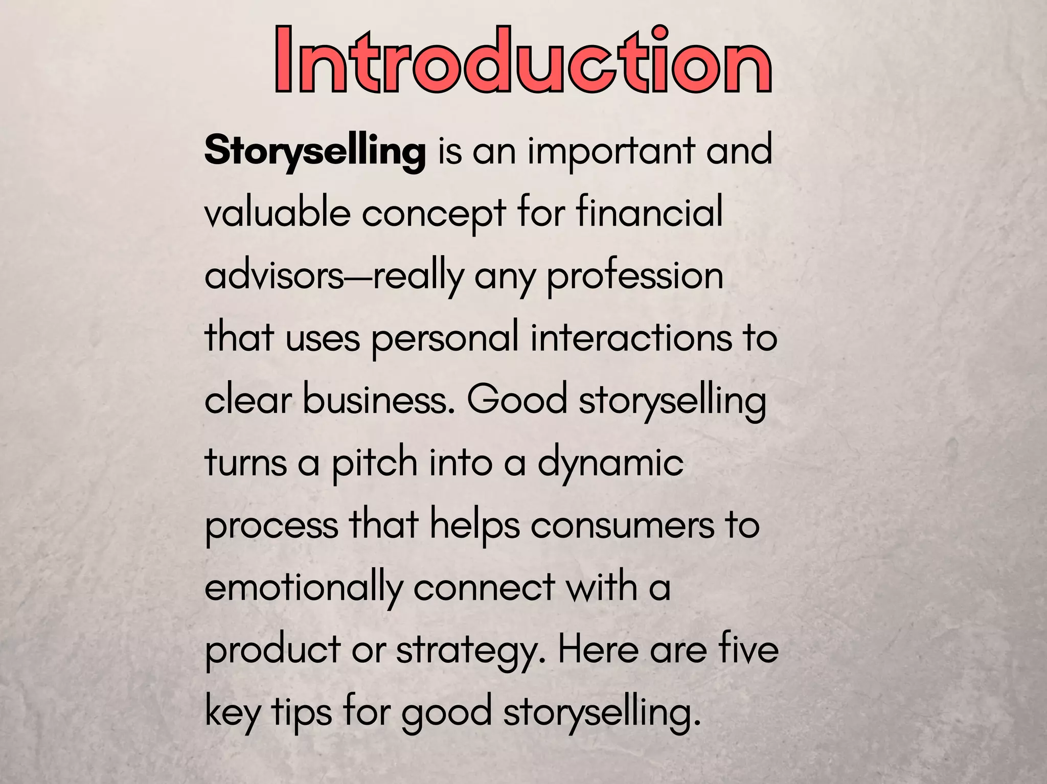5 Tips For Successful Story Selling | PDF