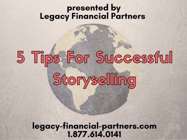 5 Tips For Successful Story Selling