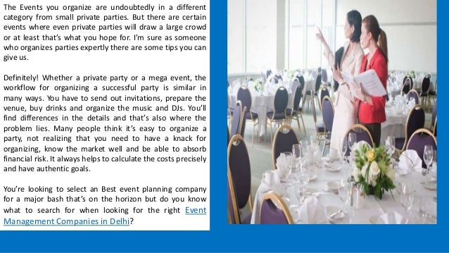 5 Tips On How To Organize A Best Events