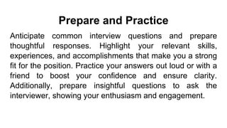 5 Tips To Ace Any Interview.pptx | Free Download