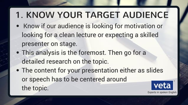5 tips to deliver an effective presentation | PDF