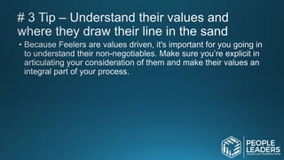 5 tips to effectively influence ‘feelers’ | PPTX