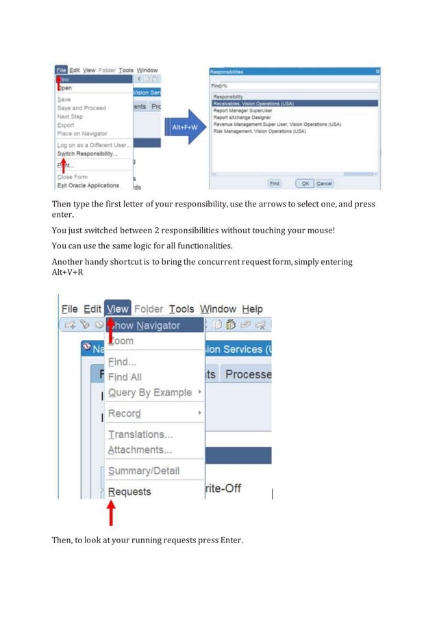 5 tips to improve ebs navigation | DOCX | Operating Systems | Computer ...