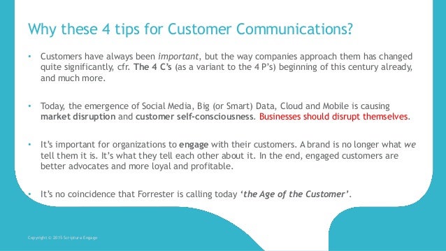 5 tips to improve your customer communications