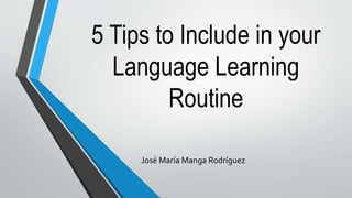 5 tips to include in your routine | PPT