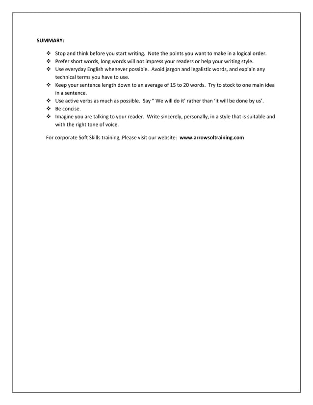 5 tips to make your writing clearer | PDF