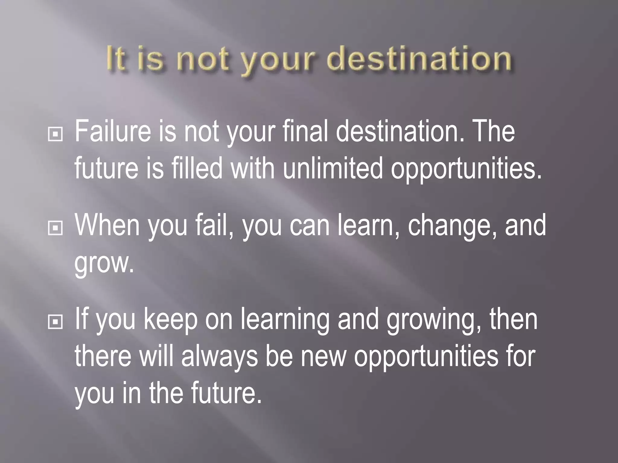 5 tips to overcome failure | PPTX