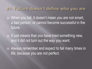 5 tips to overcome failure | PPTX