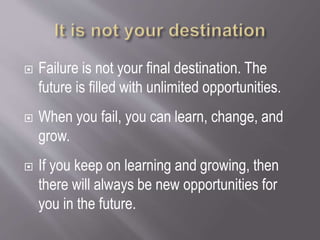 5 tips to overcome failure | PPTX