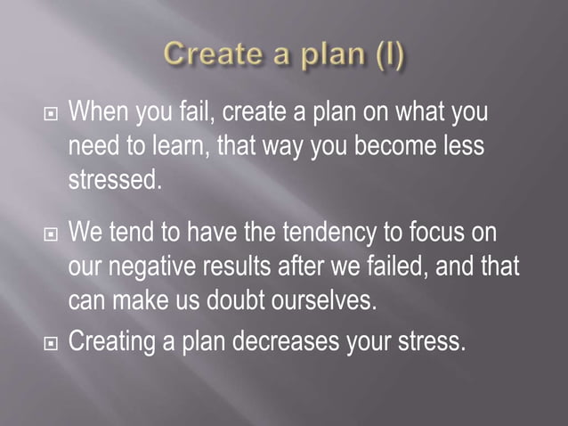 5 tips to overcome failure | PPTX