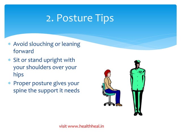 5 tips to prevent back pain | PPT