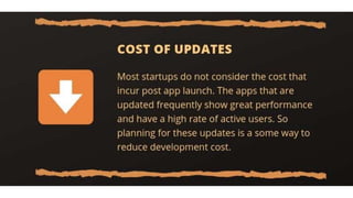 5 tips to reduce app development cost | PPT