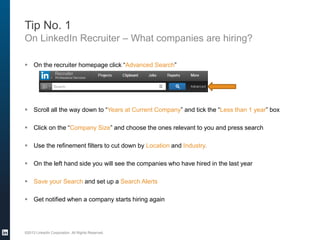 5 Tips to Sourcing on LinkedIn | PPT