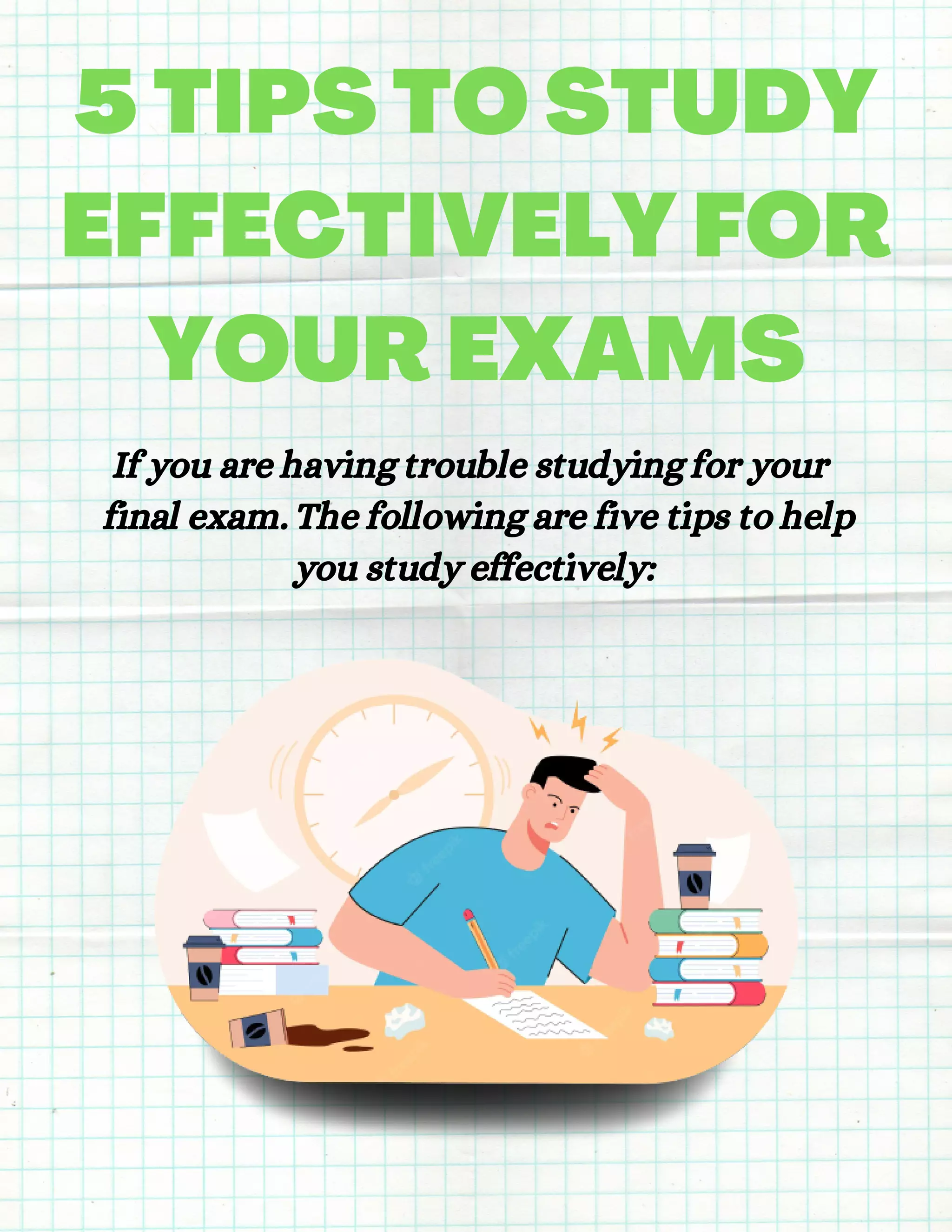 5 tips to study effectively for your exams.pdf | Educational Assessment ...