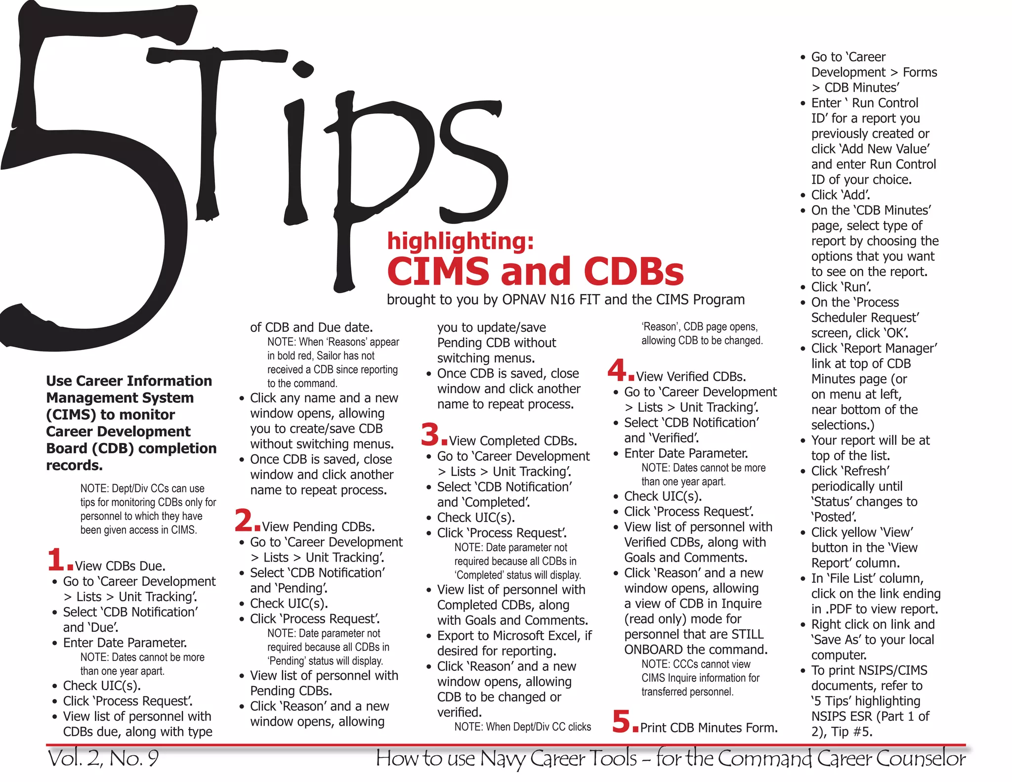 5 tips (v2 n9 cims cbd monitoring) | PDF