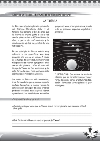 Cuaderno de trabajo "Conociendo mi mundo me adapto al cambio climático ...