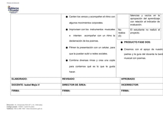 PLANIFICACION DE MATEMATICAS DE 5TO AÑO BÁSICO | DOCX