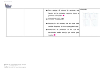 PLANIFICACION DE MATEMATICAS DE 5TO AÑO BÁSICO | DOCX