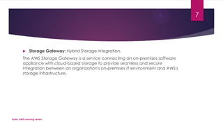 AWS tutorial-Part5 to 10(Combined):Overview of various AWS services and offerings-I | PDF