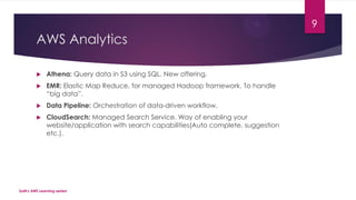 AWS tutorial-Part5 to 10(Combined):Overview of various AWS services and offerings-I | PDF