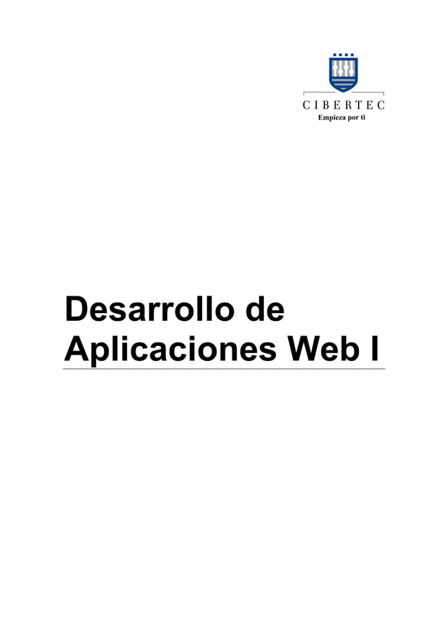 5to Ciclo Desarrollo De Aplicaciones Web I Pdf