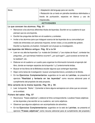 5to grado bloque 2 - español | DOC