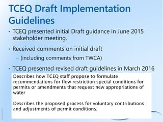 Environmental Flows Update, Tony Smith | PPTX