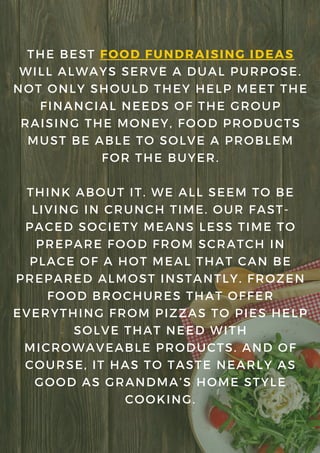 5 TOP FOOD FUNDRAISING IDEAS FOR 2020 | PDF