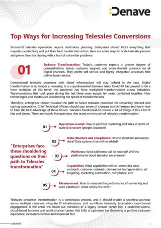5 Top Plays For Improving Telesales Performance | PDF